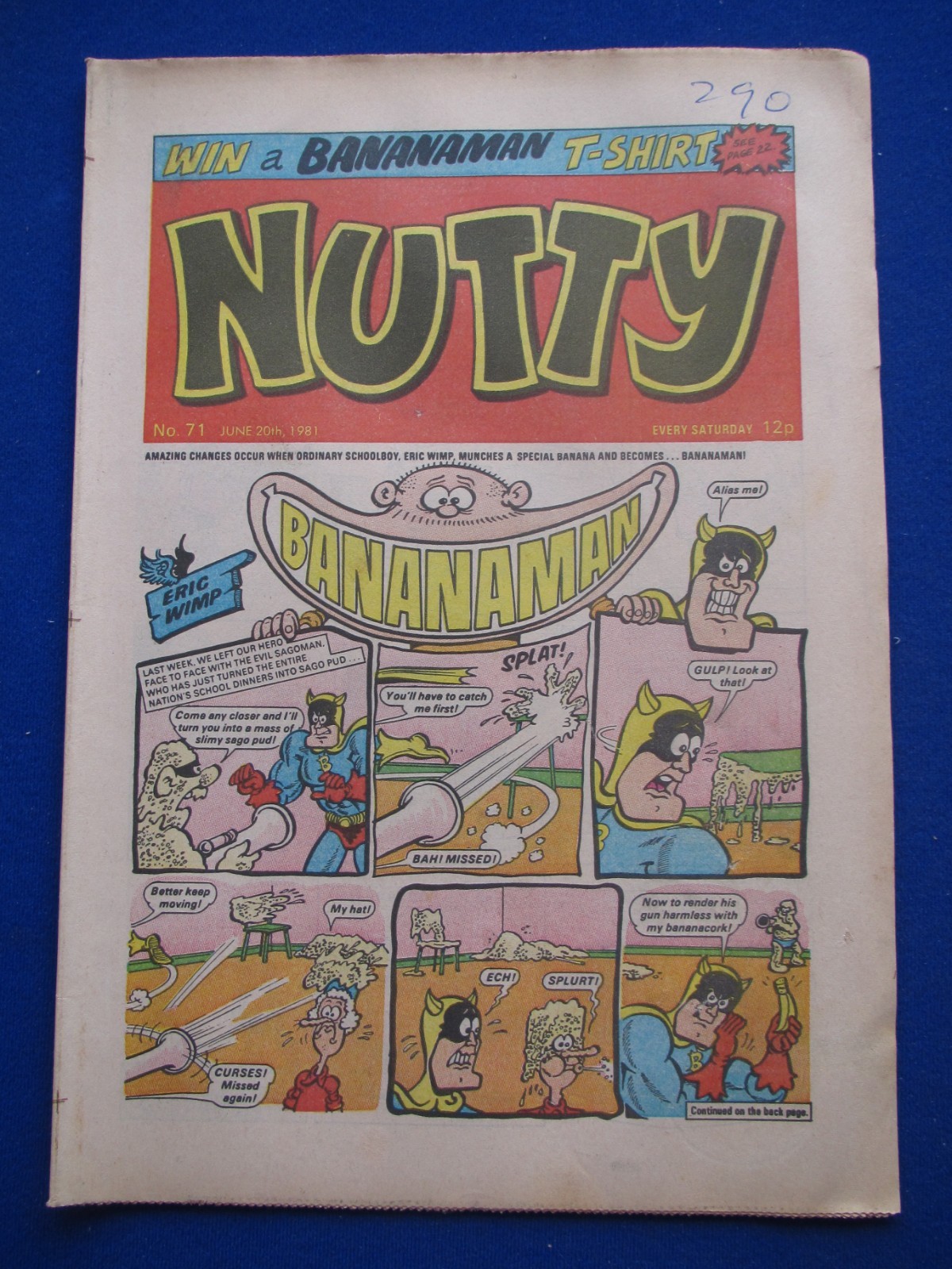 NUTTY Comic : 1980 - 1985 - Choose which issues you need !... Bananaman ...