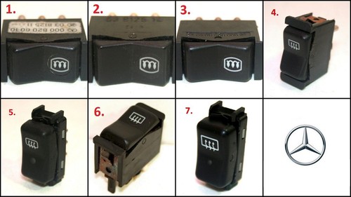 Assorted Mercedes R107 W116 W124 W126 W140 W201 Defogger Defrost ...