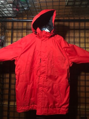 Brand New Nomis Dennison Snowboard Jacket Red Size XLT XLTall | eBay