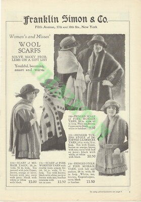 Vintage Print Ad - Franklin Simon & Co | eBay