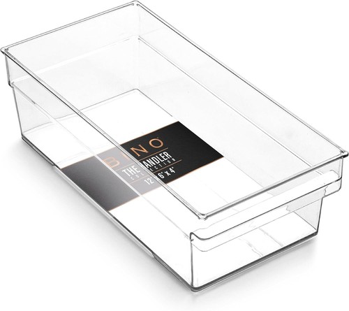 BINO | Plastic Storage Bins, Shallow SHALLOW - MEDIUM - 12 x 6 x 4 ...