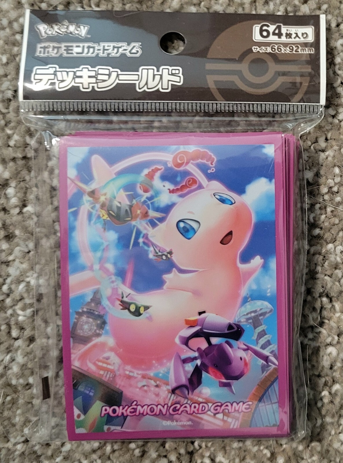 NEW OFFICIAL POKEMON CENTER JAPANESE DYNAMAX MEW DECK SLEEVES 64 CT | eBay