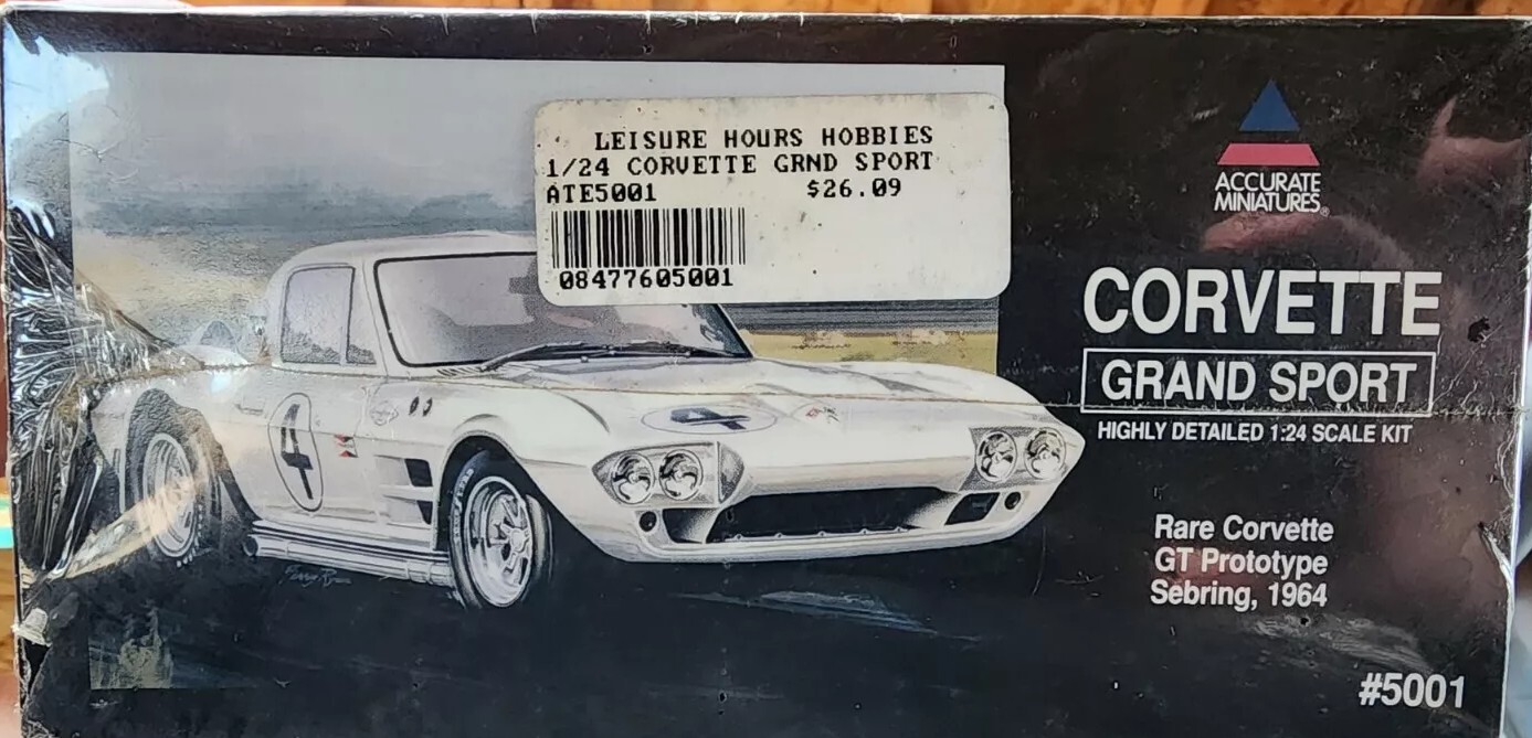 Accurate Miniatures Corvette Grand Sport 1:24 Plastic Model #5001 [NIB ...