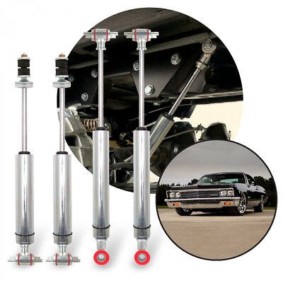 1965-1970 Chevrolet Impala Front - Rear Performance Race Shocks Kit (4 ...