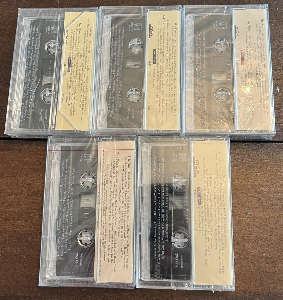 time life legendary country singers cassette tape lot (5) SEALED | eBay