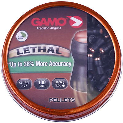 Gamo Lethal Pellets .177 Non Lead Airgun Air Riflle Hunting Pest ...
