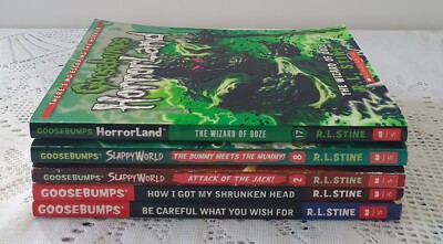 Goosebumps Book Bundle Lot x 5 Paperback Kids Teens Horror Comedy R.L ...