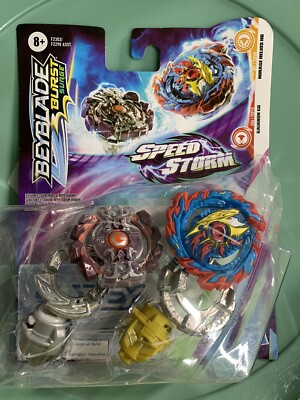 Beyblade Burst Surge Speed Storm dual pack Gaianon G6 and Mirage Helios ...