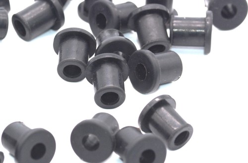 1/4" Rubber Step Bushings for Wires Cables Fits 1/4" Hole x 1/8" ID x 3 ...
