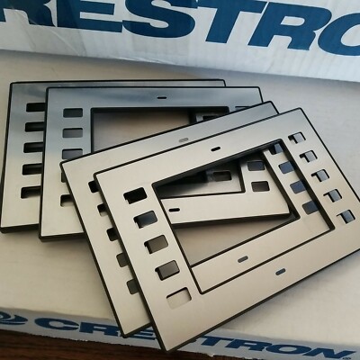 CRESTRON TPS-FP-S/STEEL Stainless Steel with black trim Designer ...