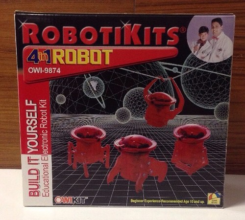 OWI Inc. 9874 - Robotikits - 4 in 1 Robot Kit - New w/open box | eBay