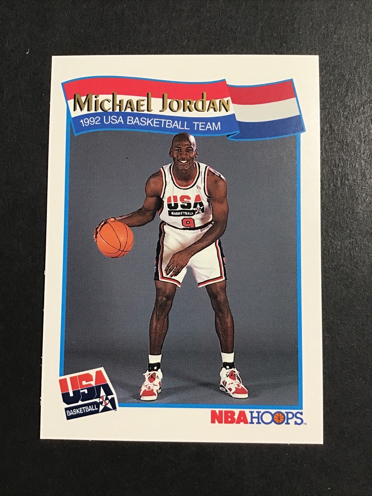 1991-92 NBA Hoops USA #55 Michael Jordan - DREAM TEAM - NM-MINT - 8096 ...