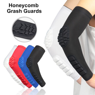 Arm Sleeve Elbow Pad Protection Compression Baseball Football ...