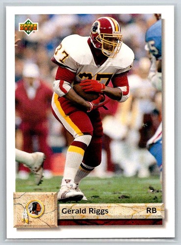 1992 Upper Deck #266 Gerald Riggs Washington Redskins | eBay