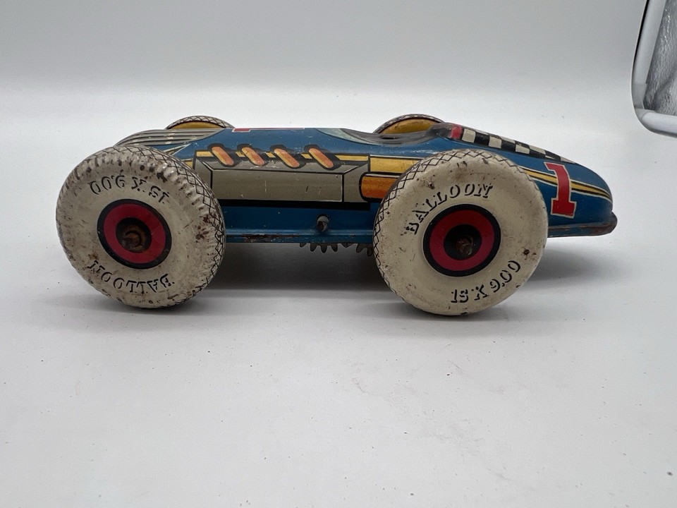 Vintage Marx Tin Litho Wind Up Race Car. | eBay