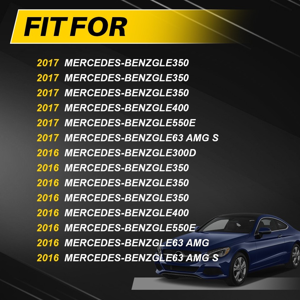 Fender Liner Access Cover Front Left Right Fit Mercedes-Benz GLE300D ...