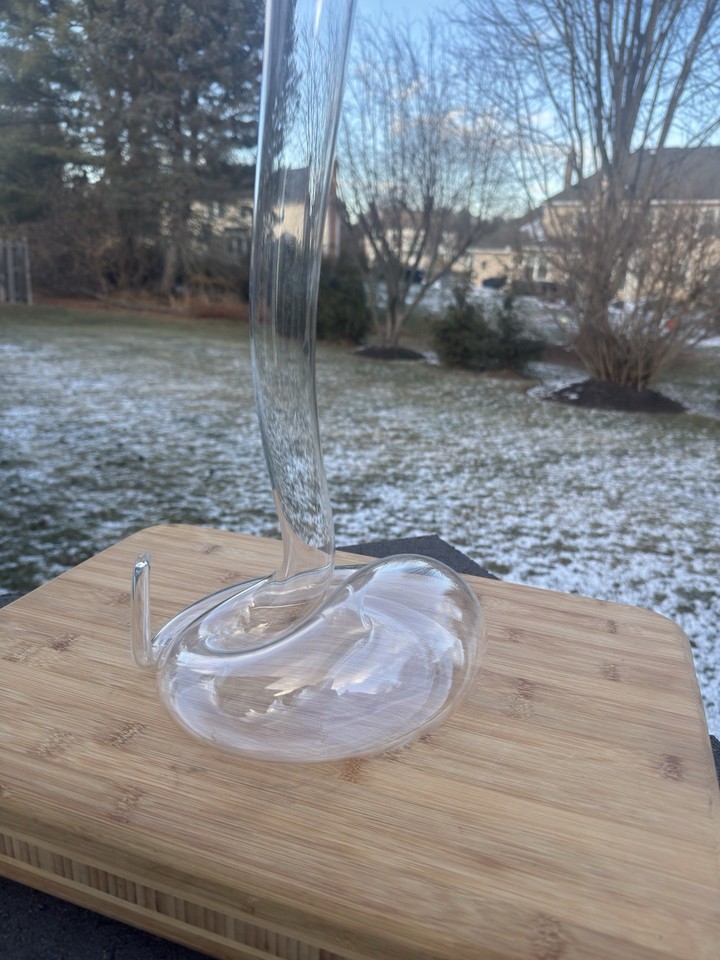 RIEDEL Eve Wine Decanter - Handmade Mouth-Blown Crystal - 19.5” Snake ...