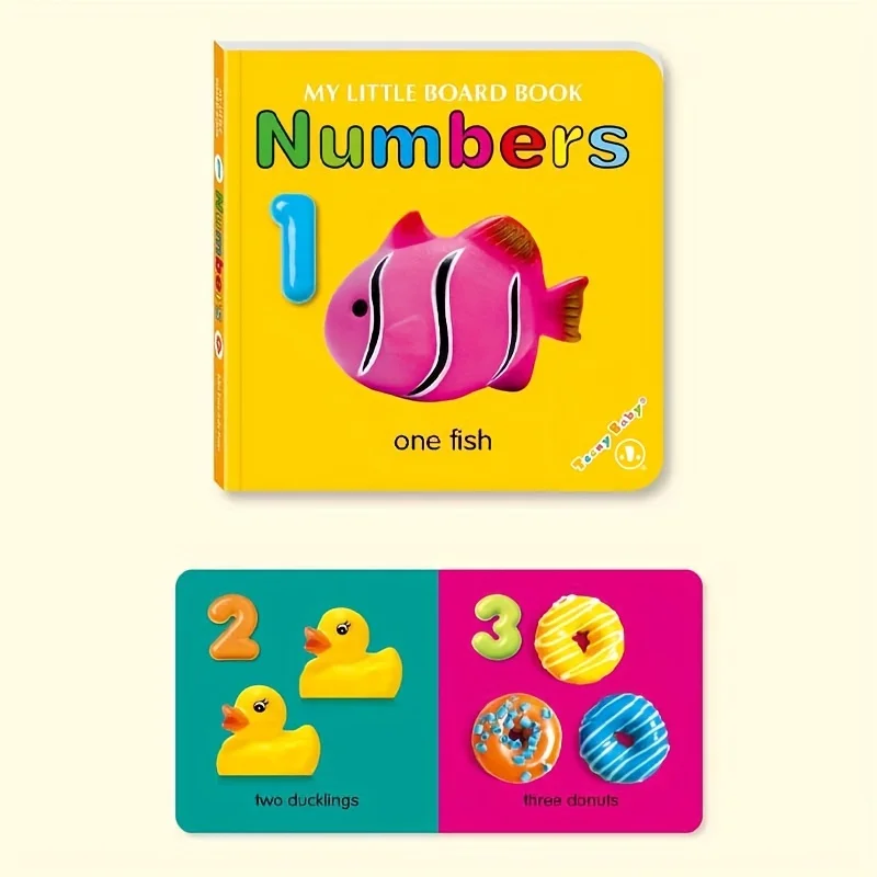 Baby Colorful Pattern Card Books Interactive Sensory Baby Toys Newborn ...