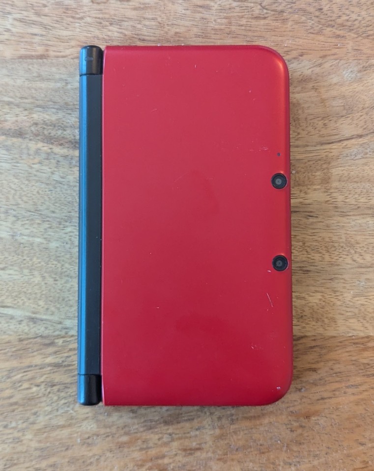 Nintendo 3DS XL Red & Black With Box And Charger | eBay UK