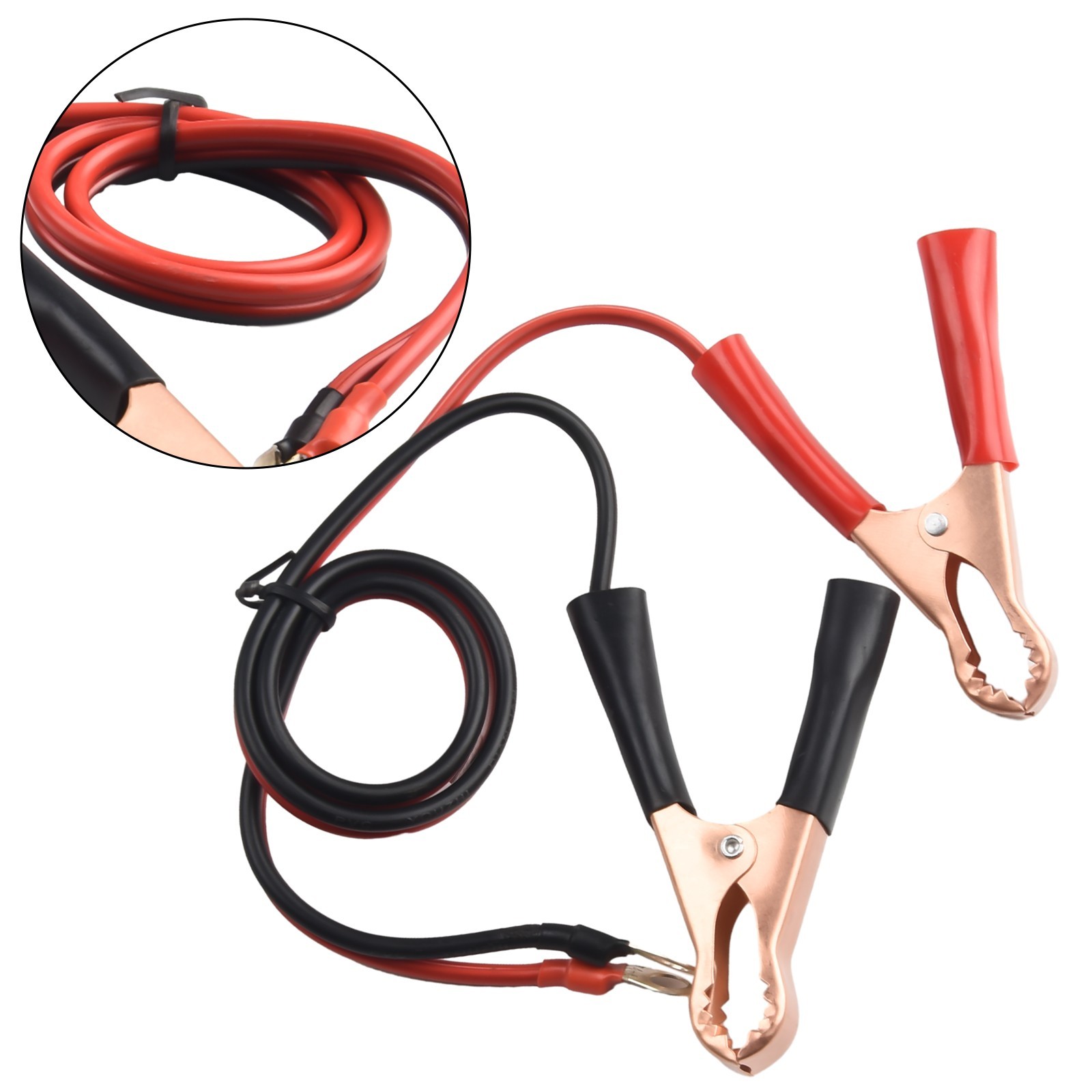 2 Pieces Car 50AMP Battery Inverter Wire Power-Transfer Cable Clip ...