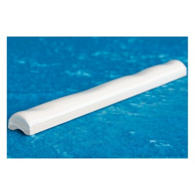 White Matt Dado Wavy Listello Ceramic Capping Border Tiles Size 200x20 ...