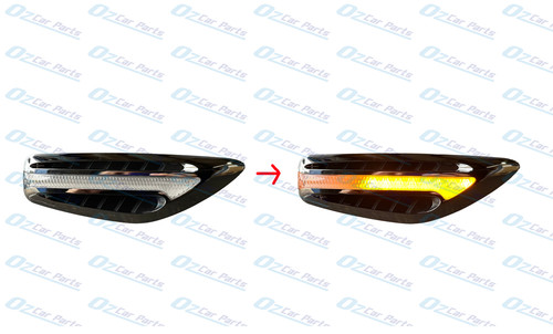 LED Side Dynamic Sequential Indicators Flasher Pair For Ford Falcon AU ...