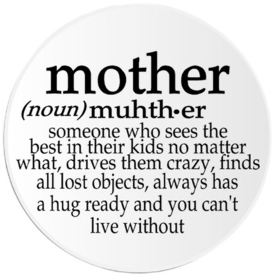 Mother Definition - Circle Sticker Decal 3 Inch - Mother's Day Mommy ...