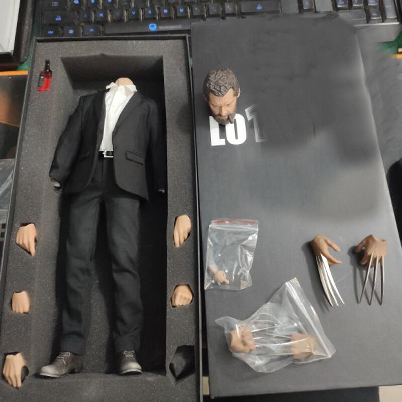 New Eleven 1/6 Hugh Jackman Wolverine Old Logan Cigar Head Sculpt 12 ...