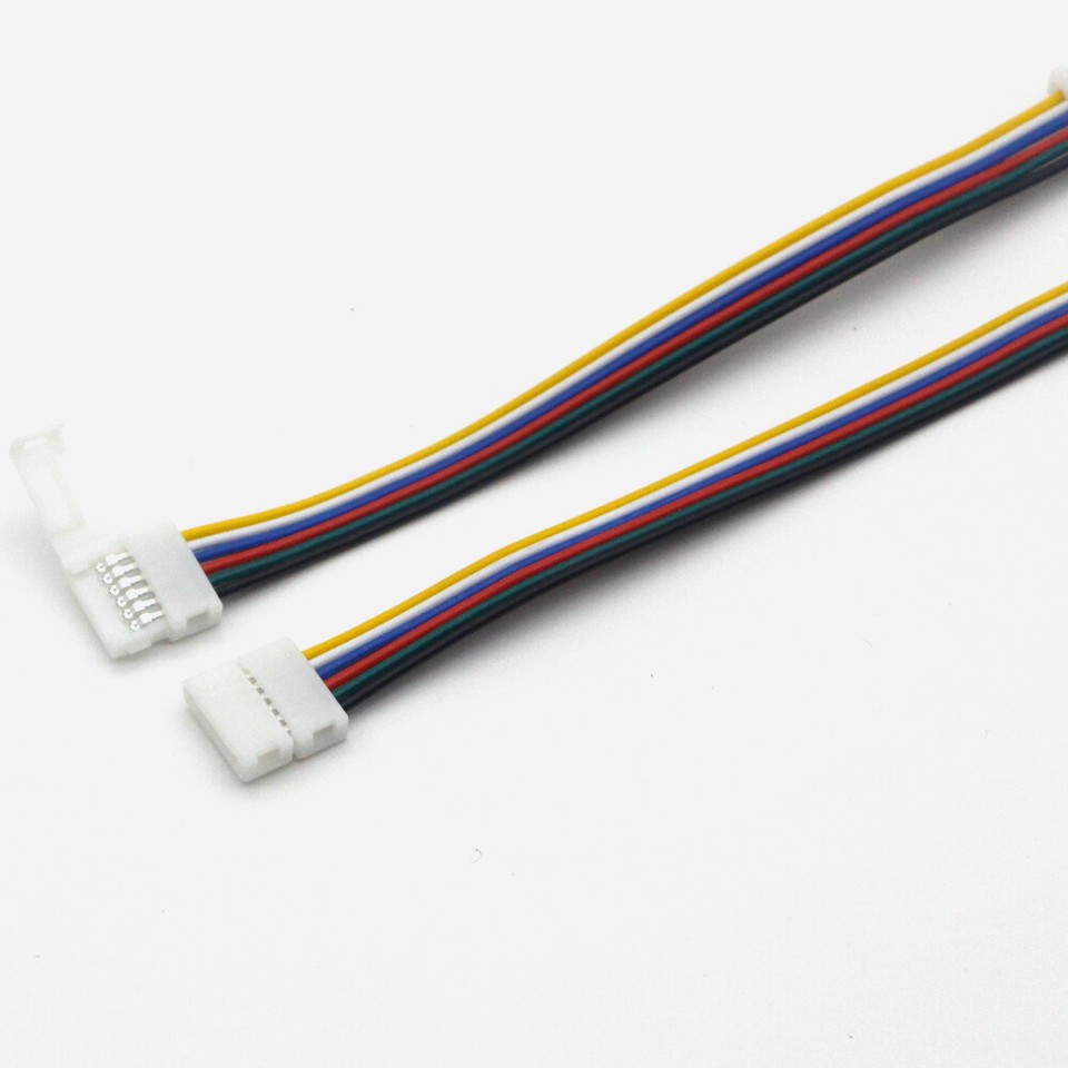 12mm RGB+CCT 6 Pin PCB To PCB Wire Connector LED Strip Quick Connection ...