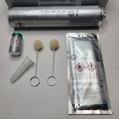 MERCEDES (1999-2021) Windshield Adhesive Kit GENUINE A0009894905 Date ...