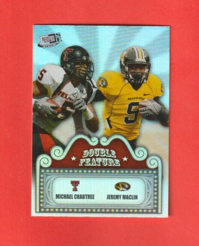 2009 Press Pass SE DOUBLE FEATURE # DF-3 Michael Crabtree & Jeremy ...