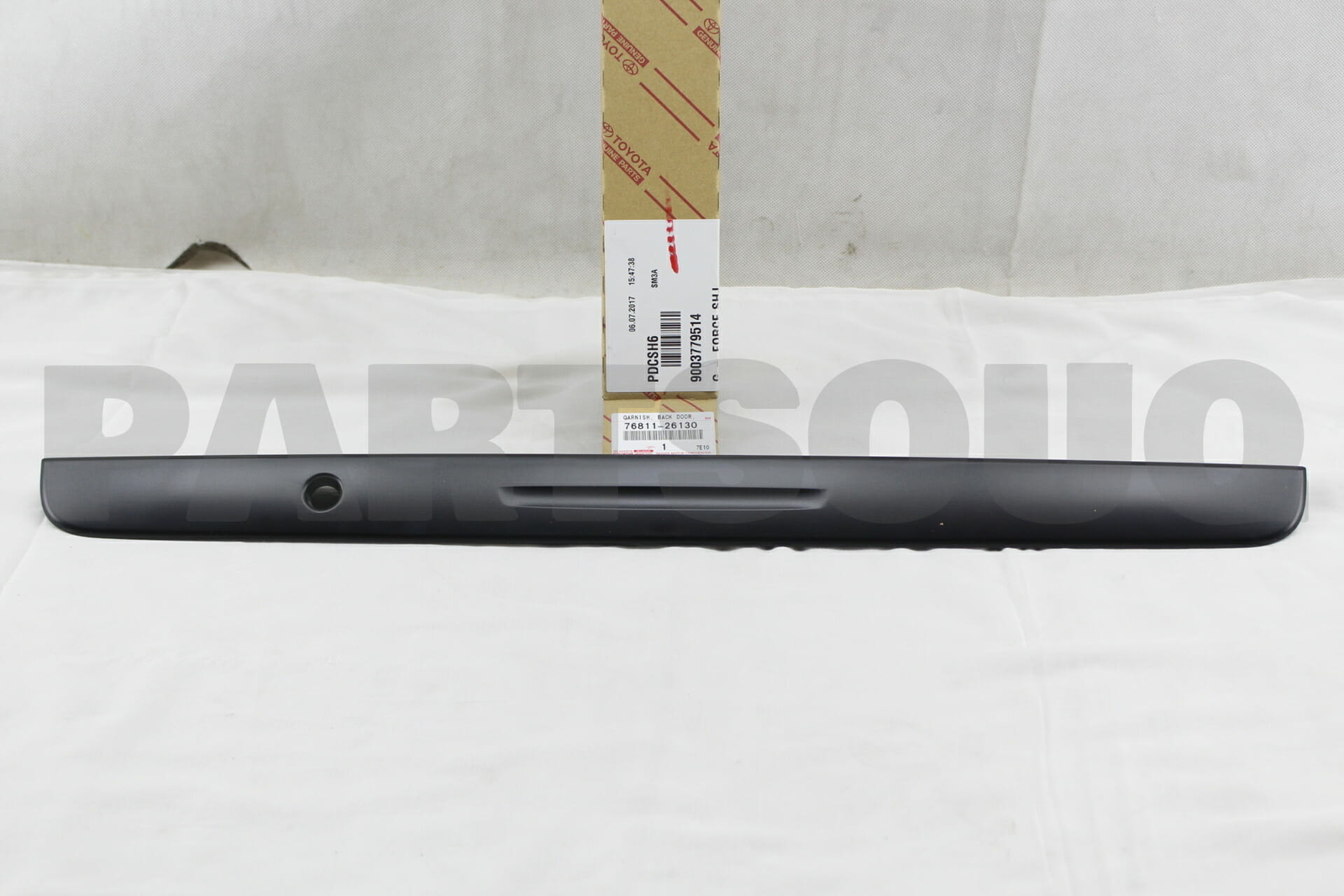 7681126130 Genuine Toyota GARNISH, BACK DOOR, OUTSIDE 76811-26130 | eBay