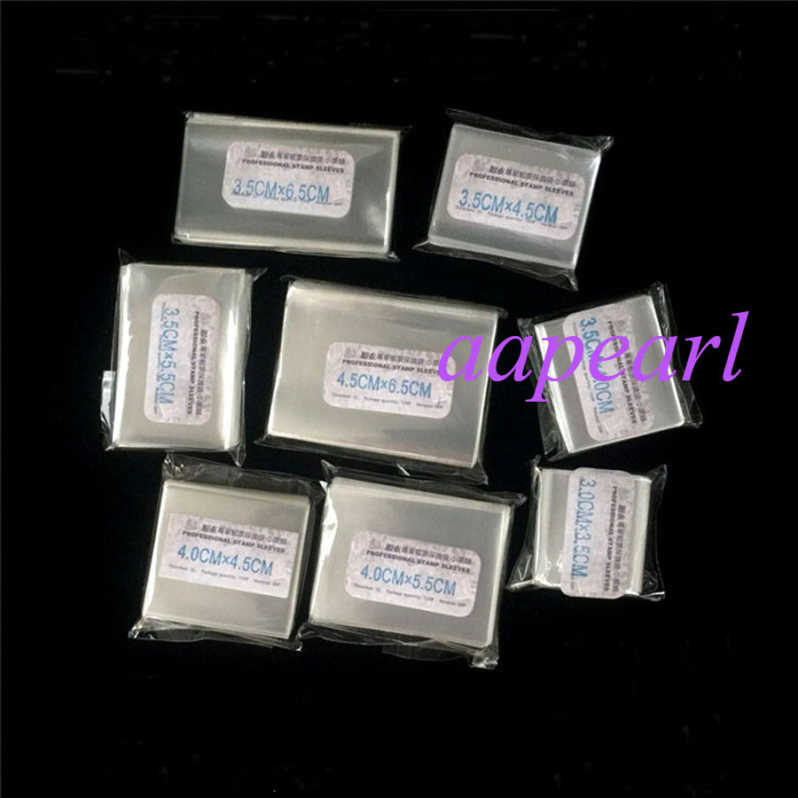 Lots 800 Pcs Stamp Sleeves Holders Stamp Protection High Quality Pouch ...