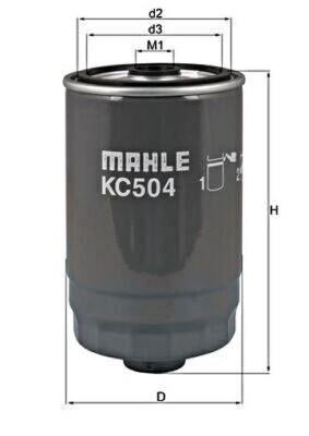 MAHLE Fuel Filter For HYUNDAI KIA Grand Santa F III Sorento II ...
