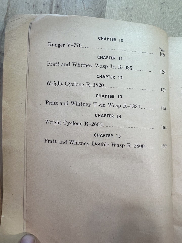 1944 WWII Navy Training Courses Book Aircraft ENGINES Restricted D8 | eBay
