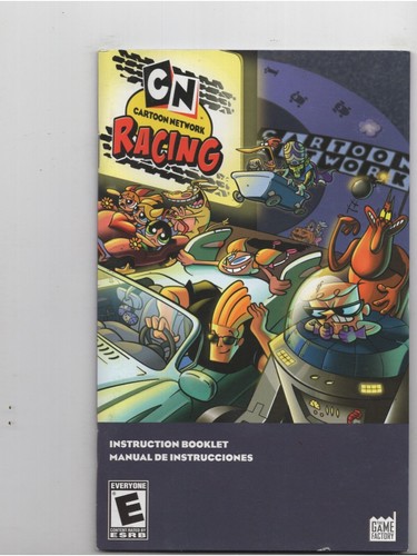 Cartoon Network Racing PS2 MANUAL ONLY Authentic | eBay