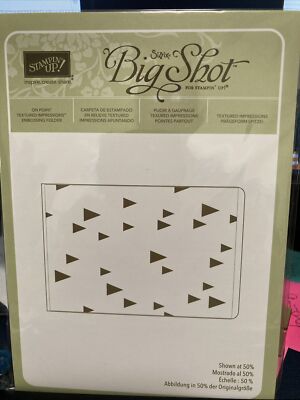 Stampin' Up! ON POINT Textured Impressions Embossing Folder Big Shot | eBay