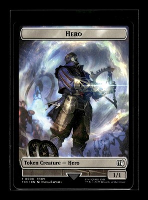 HERO (0008) // FROG DOUBLE-SIDED TOKEN Final Fantasy #8//18 FIN(NM+ ...