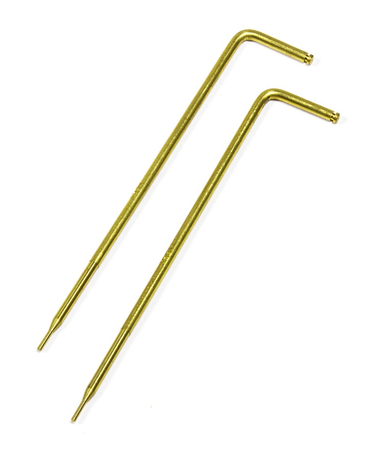 Edelbrock 1458, 2 Pack Natural Brass Metering Rods - .075 X .037 ...