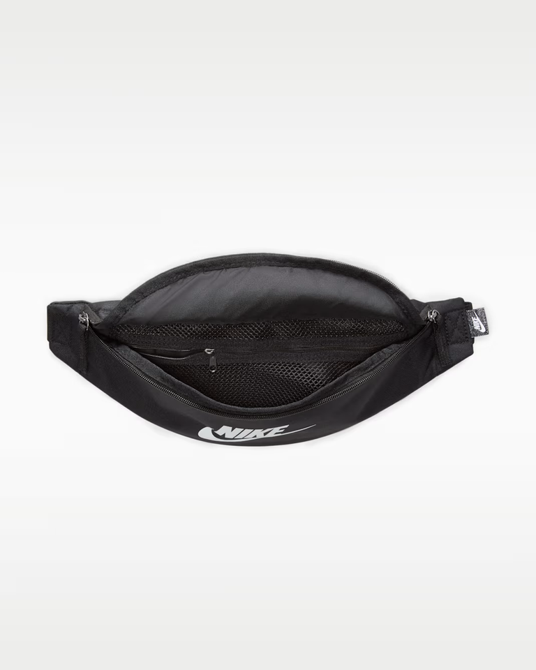 Nike Heritage 3L Waist Bag Black/Black/White - DB0490-010 | eBay