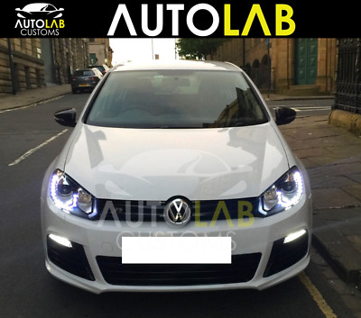 Headlights For Golf MK6 LED Headlights Chrome Golf GTD GTI R Headlights ...