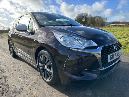 2017 ‘17’ Citroen DS3 Chic Blue Hdi 1.6 s/s Only 74,000 Miles Ulez ...