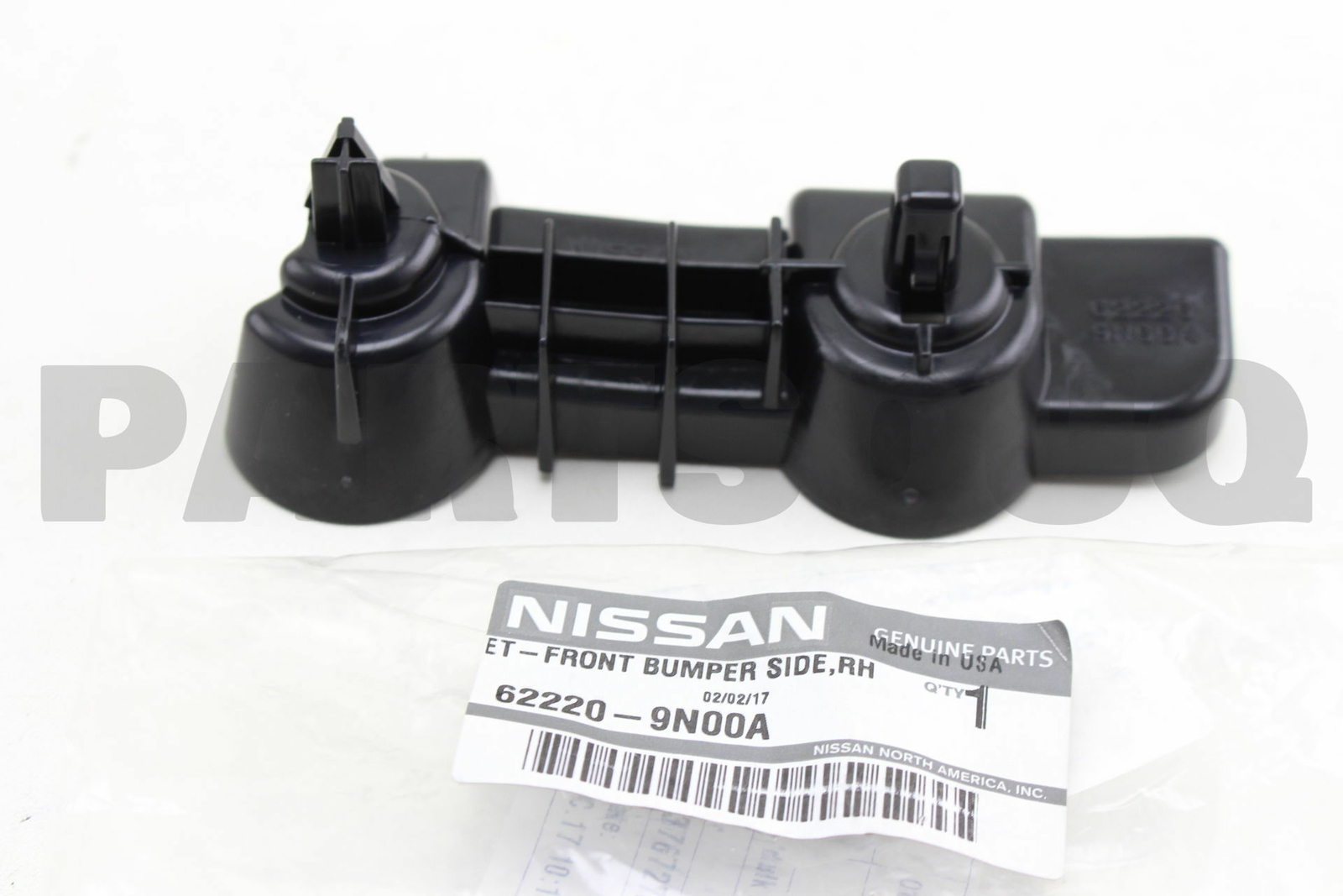 622209N00A Genuine Nissan BRACKET-FRONT BUMPER SIDE,RH 62220-9N00A | eBay
