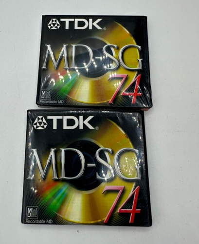 Lot of 3 TDK MD-SC 74 Minidisk New and Sealed | eBay
