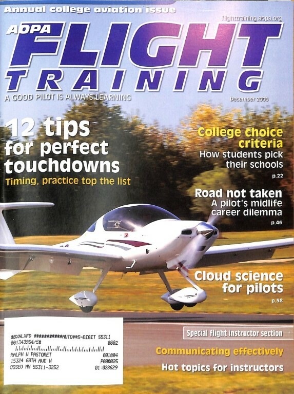 AOPA Flight Training, December 2006 | eBay