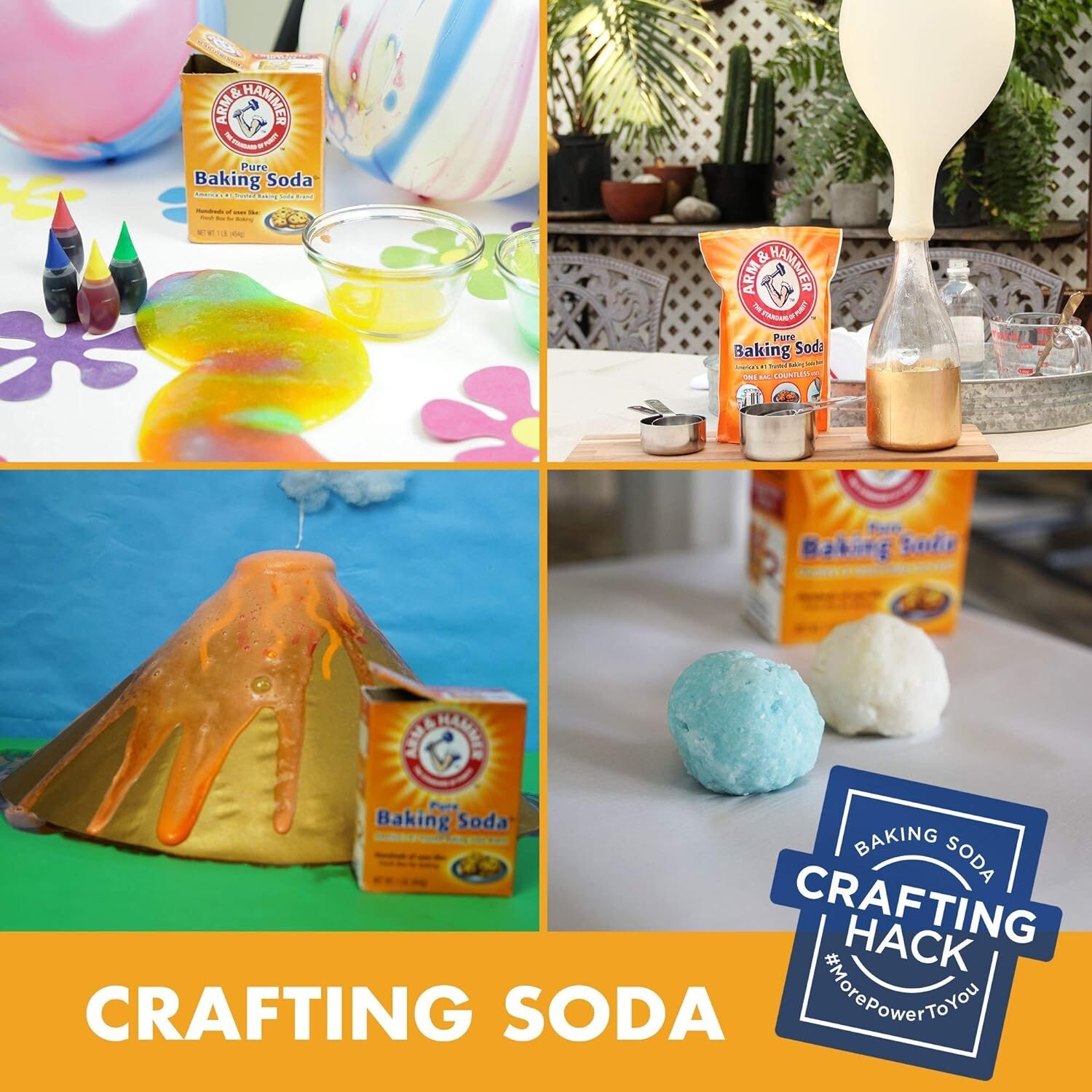 ARM & HAMMER - PURE Baking soda Backsoda Backpulver (1 X 454 GR) Natron ...