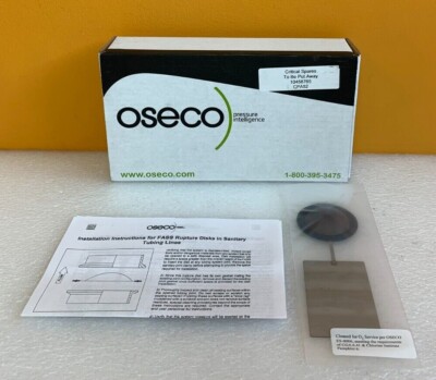 Oseco Elfab FASS02-747-C 2" FASS Clamp, 150 PSIG @ 72°F, FRDI Rupture ...