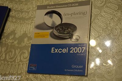 Exploring Microsoft Excel 2007 Volume 1 Robert Grauer 9780135062500| eBay