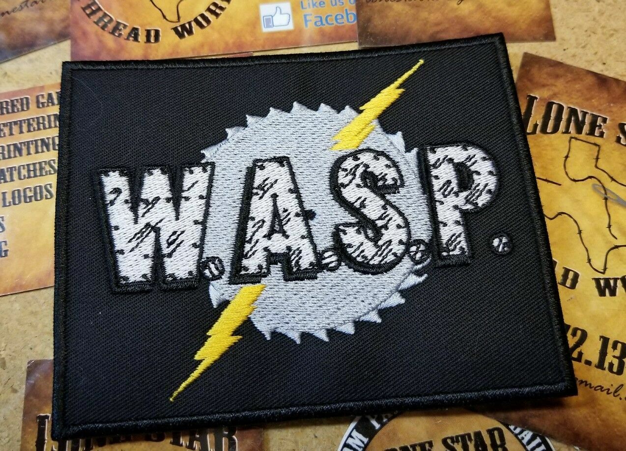 EMBROIDERED WASP W.A.S.P. ROCK BAND PATCH (Please Read Ad) | eBay