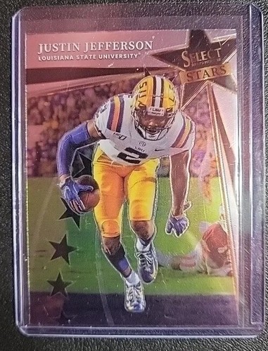 2022 Panini Select Draft Picks Justin Jefferson #SS-JJ LSU Select Stars ...